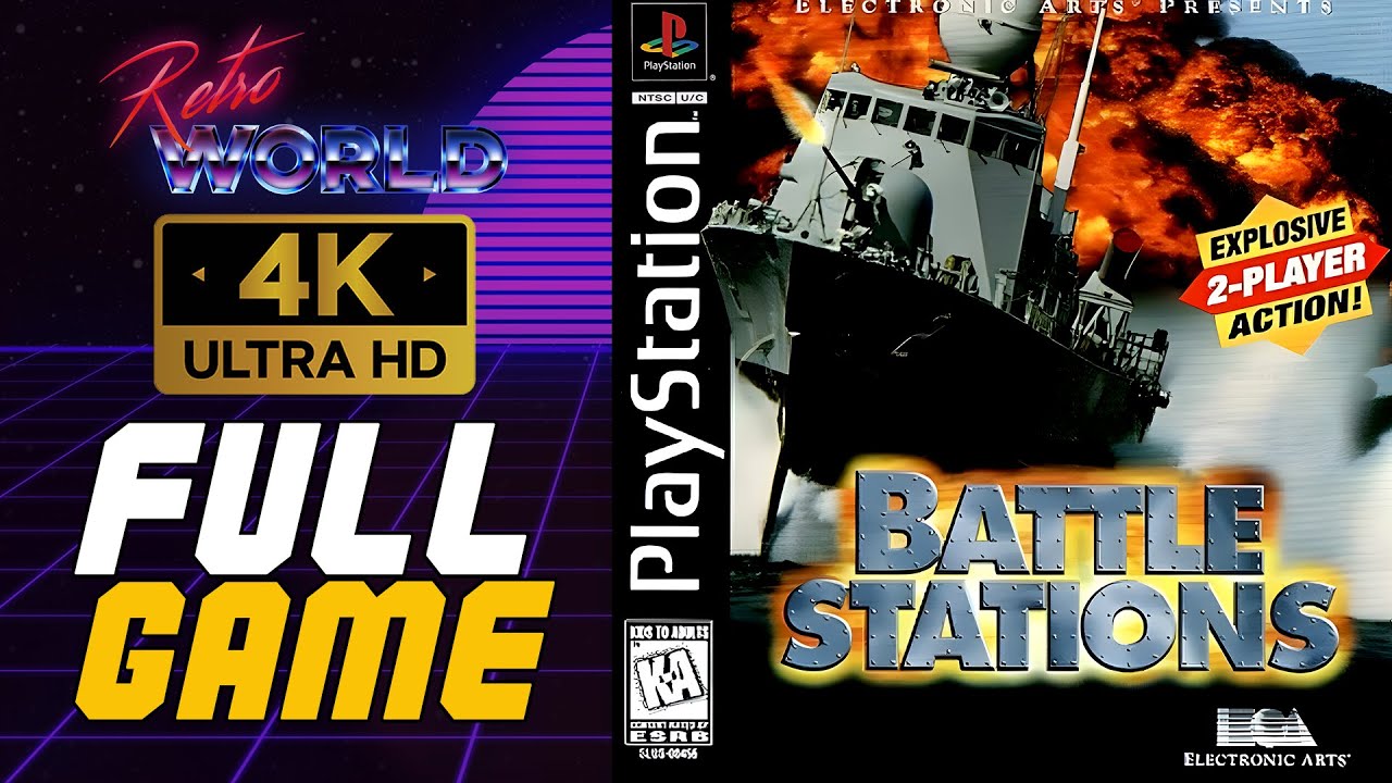 Battle Stations (PS1) | Playstation Longplay | No Commentary 4K - YouTube
