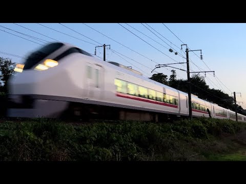 【夕暮れの通過シーン】21M 常磐線 E657系K5編成 特急 ひたち21号 いわき行 植田～泉間 通過 A0803-03 - YouTube