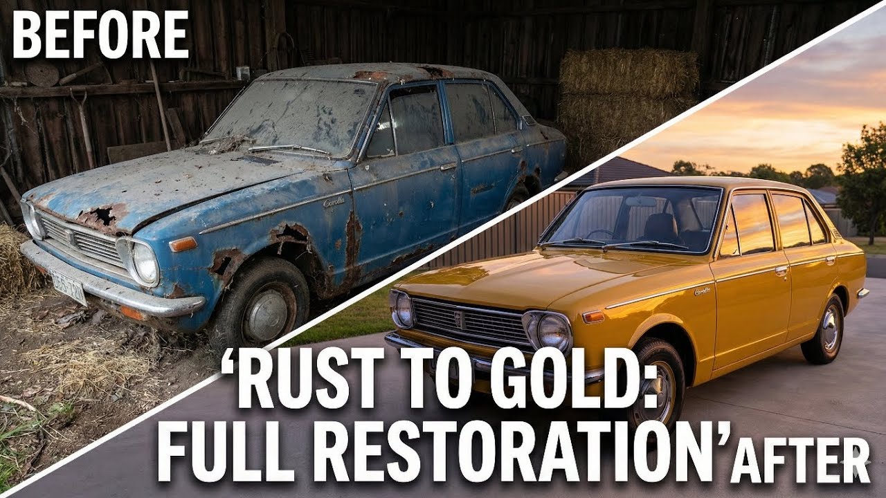 RUST TO GOLD: Saving an ABANDONED 1970 Toyota Corolla! - YouTube