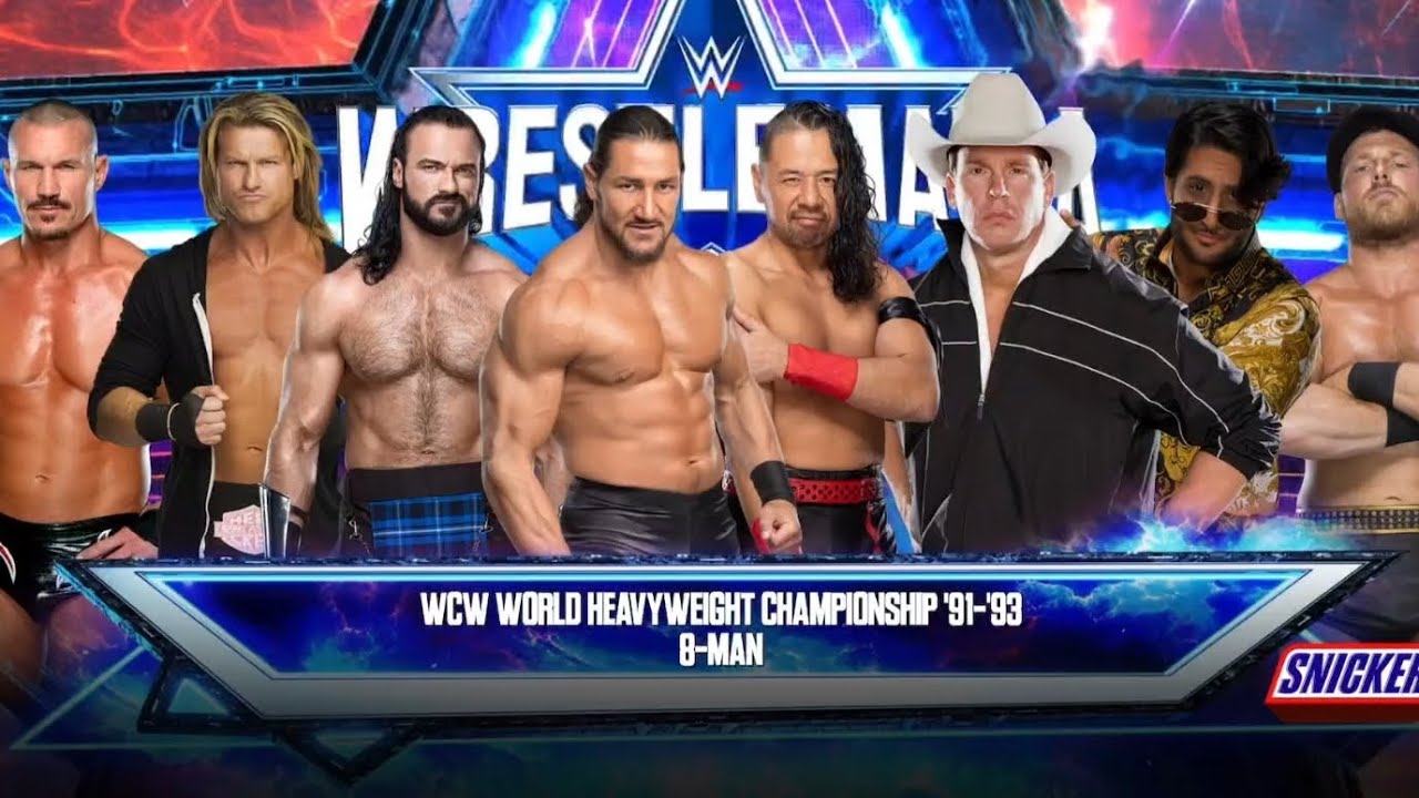 WWE 8 MAN BRAWL - YouTube