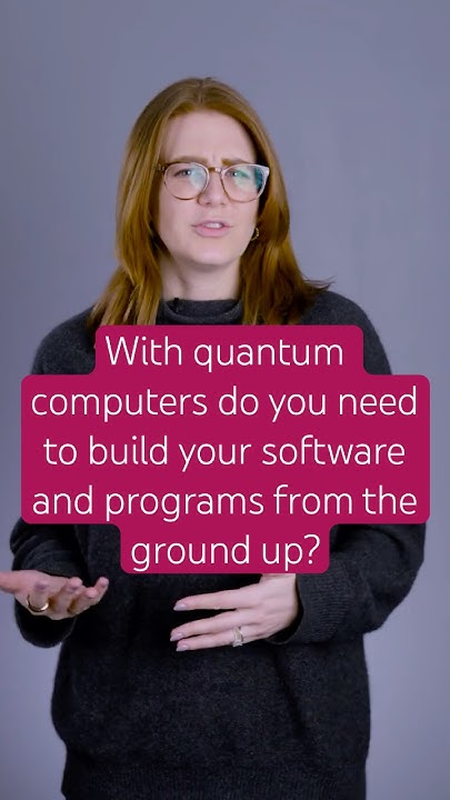 Do you need to write your own software for quantum computers? - YouTube