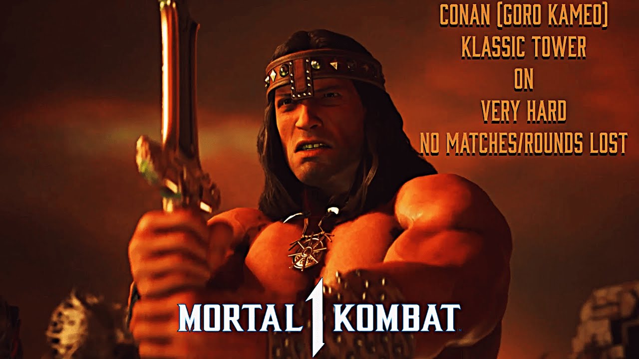 Mortal Kombat 1 - Conan (Goro Kameo) Klassic Tower On Very Hard No ...