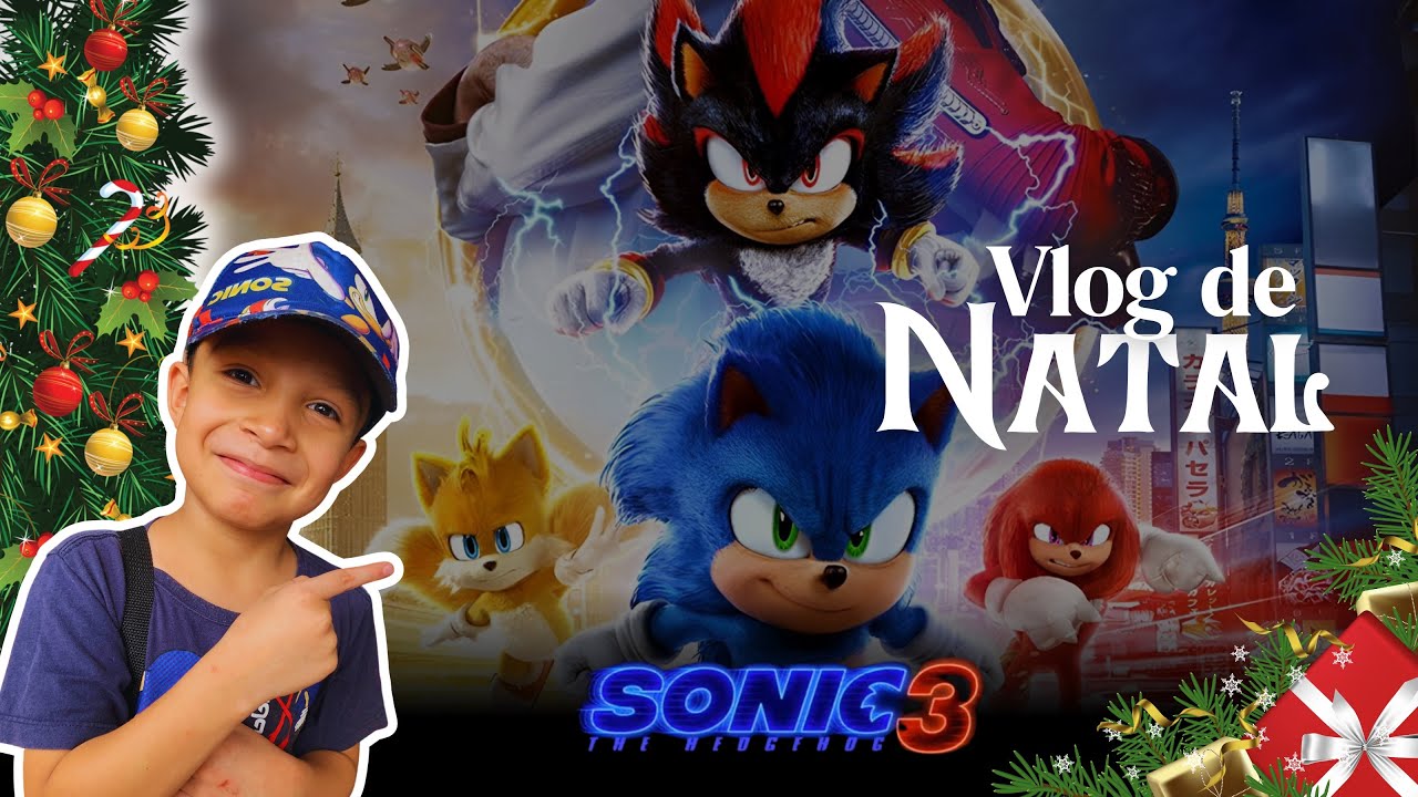 Sonic 3 no Cinema: Aventura no Shopping com Davizinho | Mini Vlog - YouTube