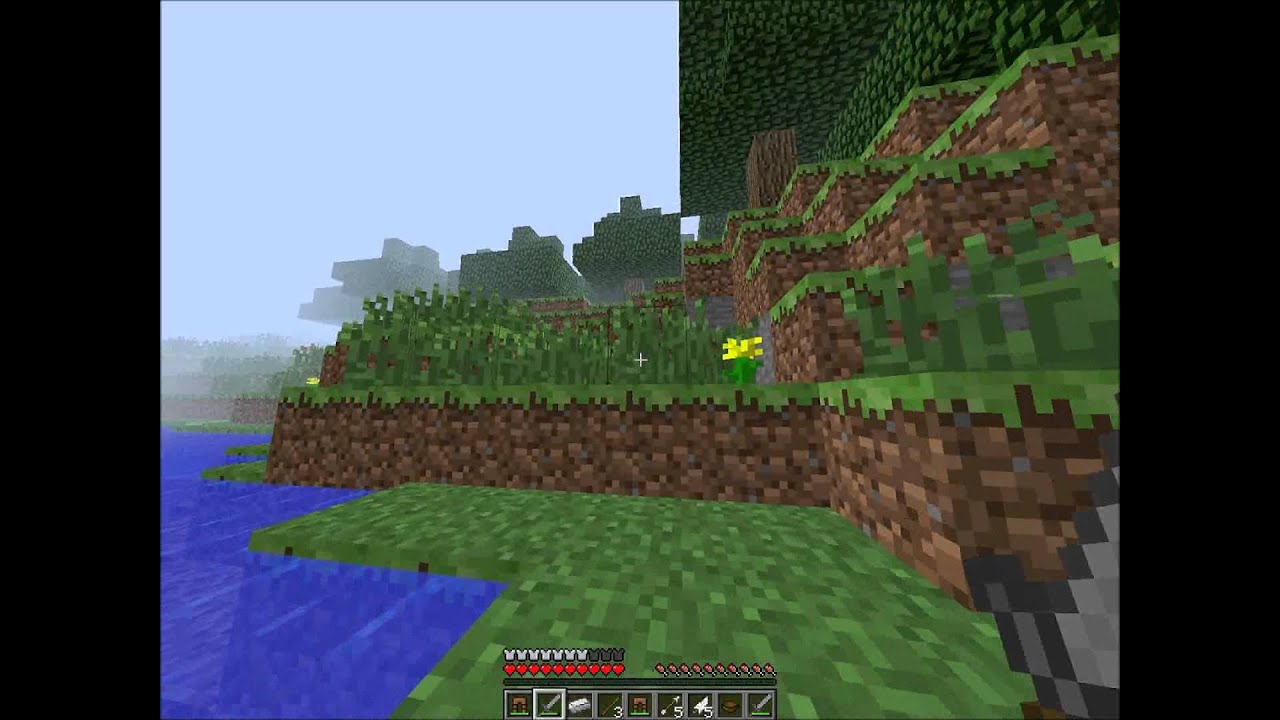 Minecraft Survival Games Episode 2: Trimming Leaves And Mowing Grass ...