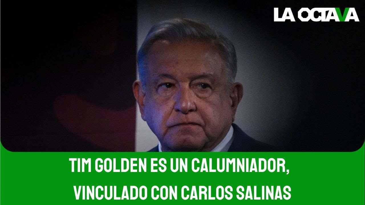 AMLO RESPONDE a LA DEA, TIM GOLDEN y PROPUBLICA: SE TOPARON con PAREDE ...