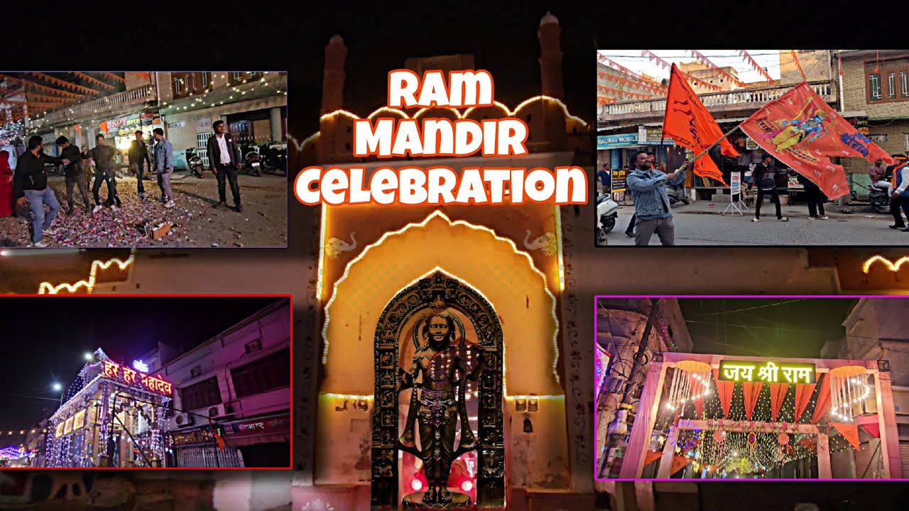 Ram Mandir Celebration || 22 January ram mandir vlog - YouTube