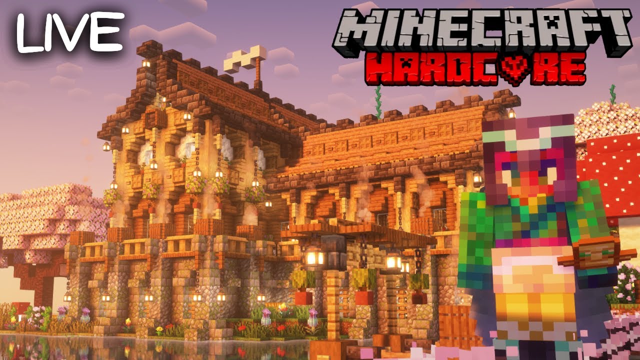 Decorating the Auto-Mud Farm in Hardcore Minecraft - Survival Let's ...