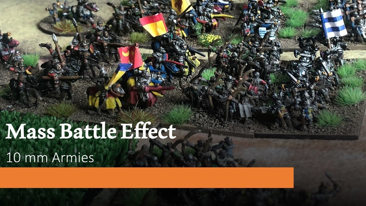 Mass Battle Effect -10 mm Miniatures - YouTube