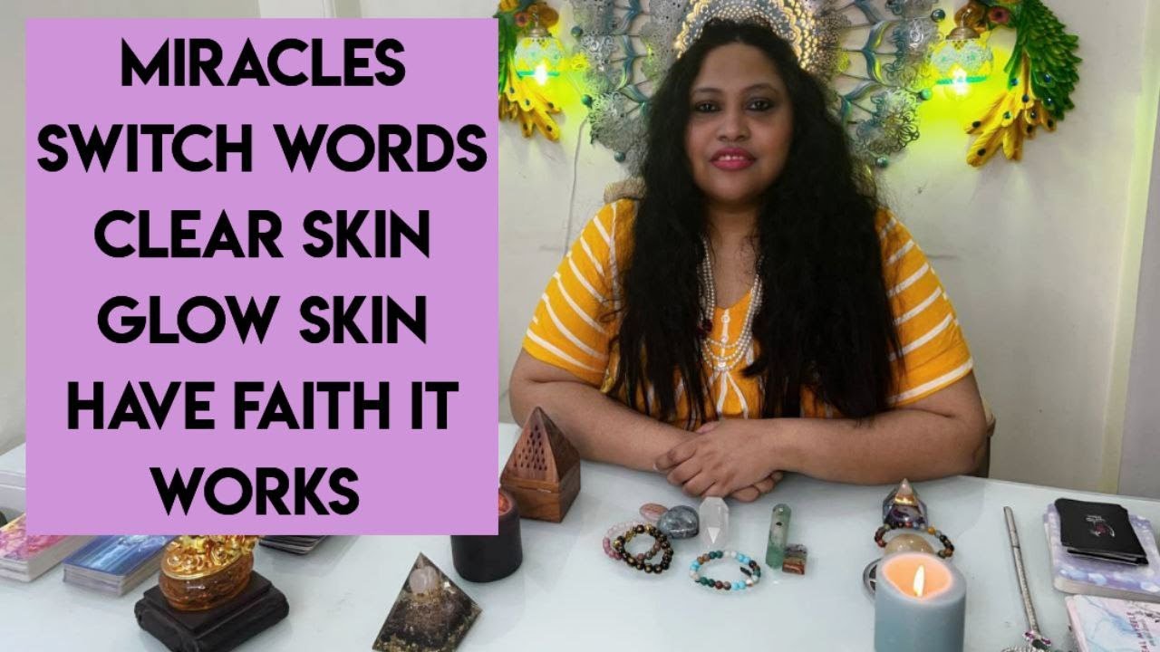 MIRACLE SWITCH WORDS FOR ACNE /PIMPLES / CLEAR SKIN - Need to have ...