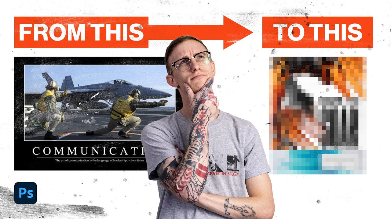 Redesigning Corporate Posters - YouTube