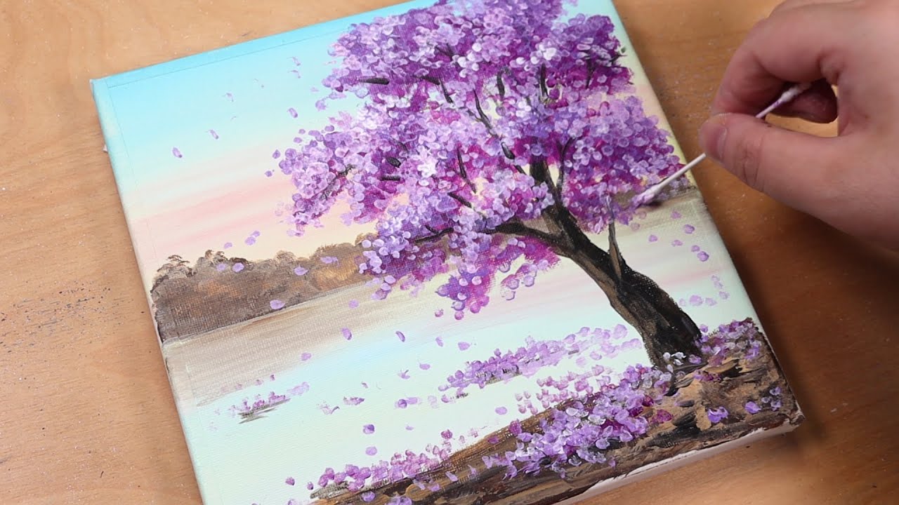 Purple Tree Paintings