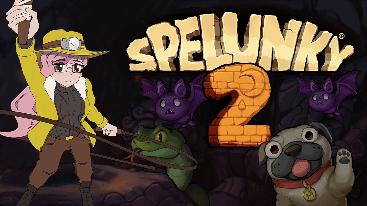 Spelunky 2 w/ Custom Skins - YouTube
