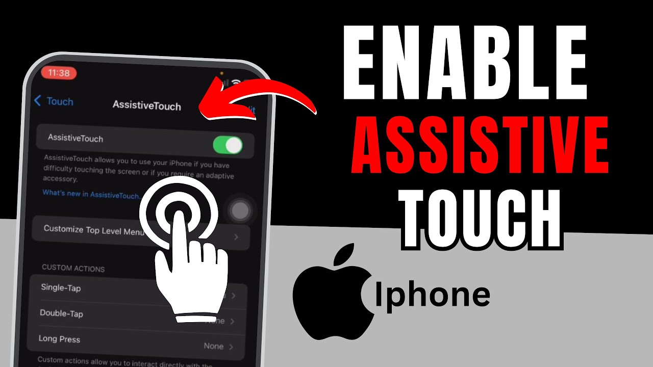 How to Enable Assistive Touch (Easy Touch) in ANY iPhone - YouTube