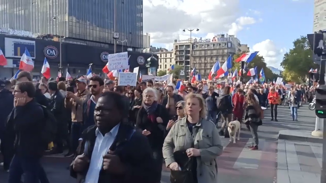 Manif du parti Les Patriotes du 8 oct 22 à 15h05 - YouTube