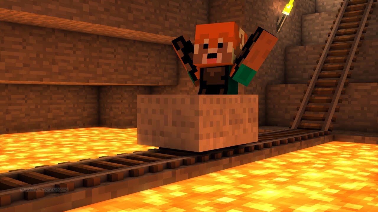 Minecraft: Halloween with Red Panda - YouTube