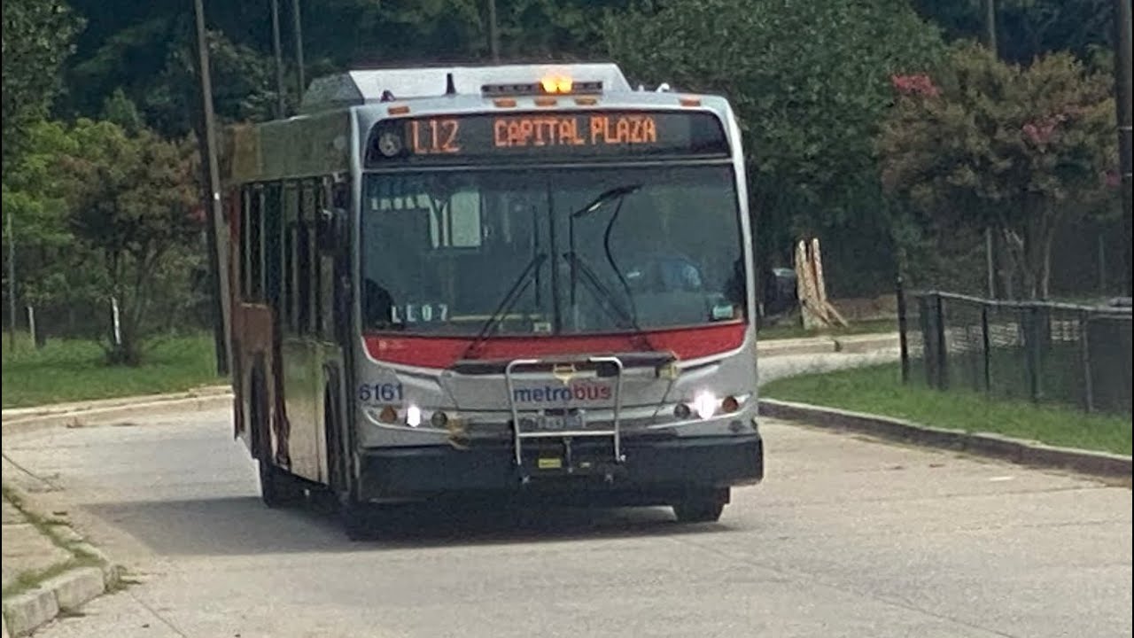 WMATA New Flyer 2006 D40LFR #6161 on route L12 - YouTube