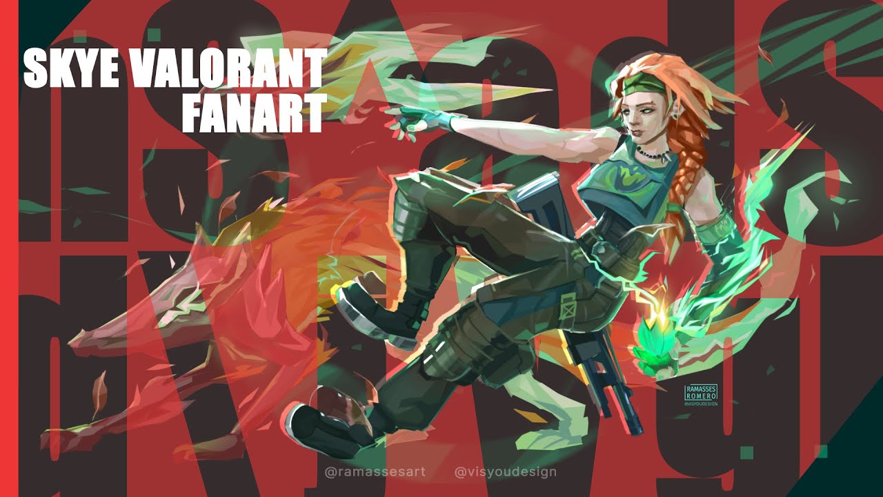 Skye Valorant Fanart Youtube