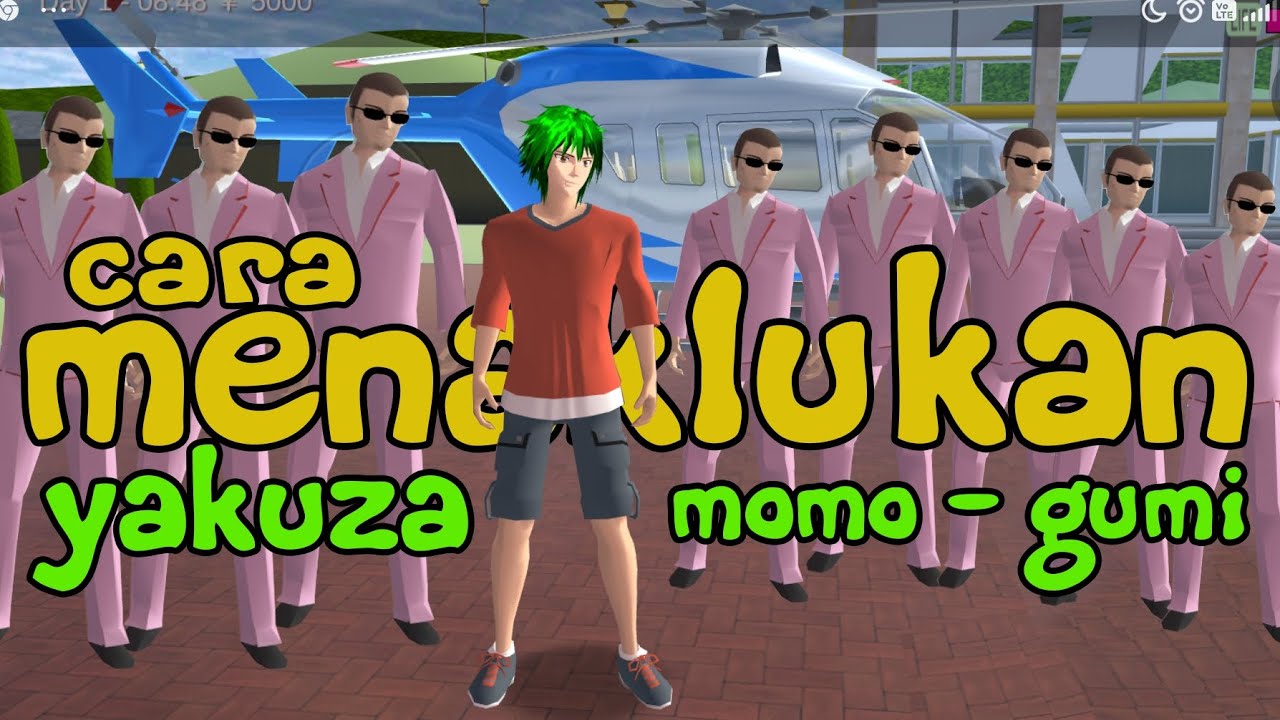 Taiga Yuki menakklukan Yakuza momo Gumi || sakura school simulator ...