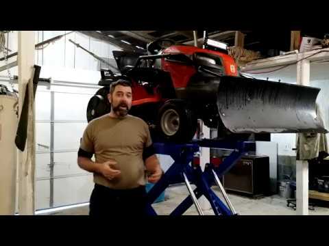 Harbor Freight Scissor Lift VS Tractors and SCUT's - YouTube
