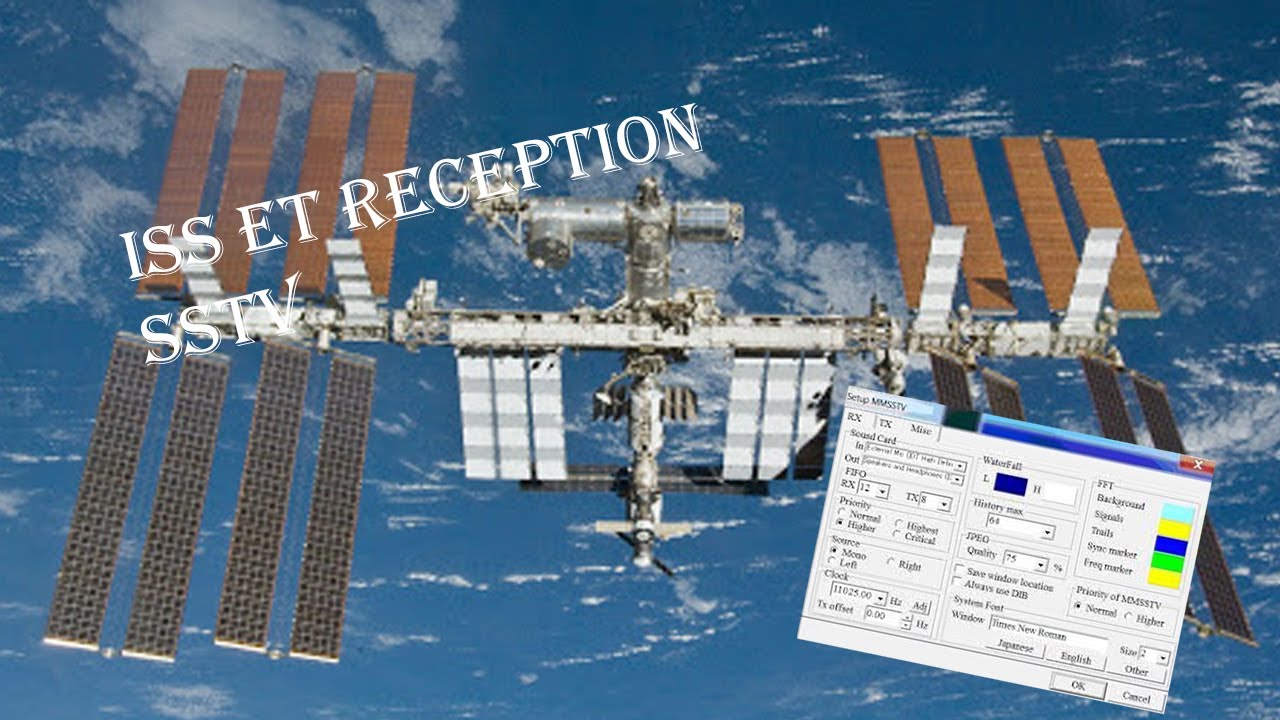 Réception SSTV ISS - YouTube