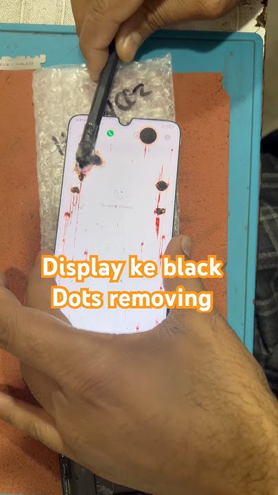 Mobile screen black dots removing how to Remo black dots #viralvideo #trending #shorts #iphone ...
