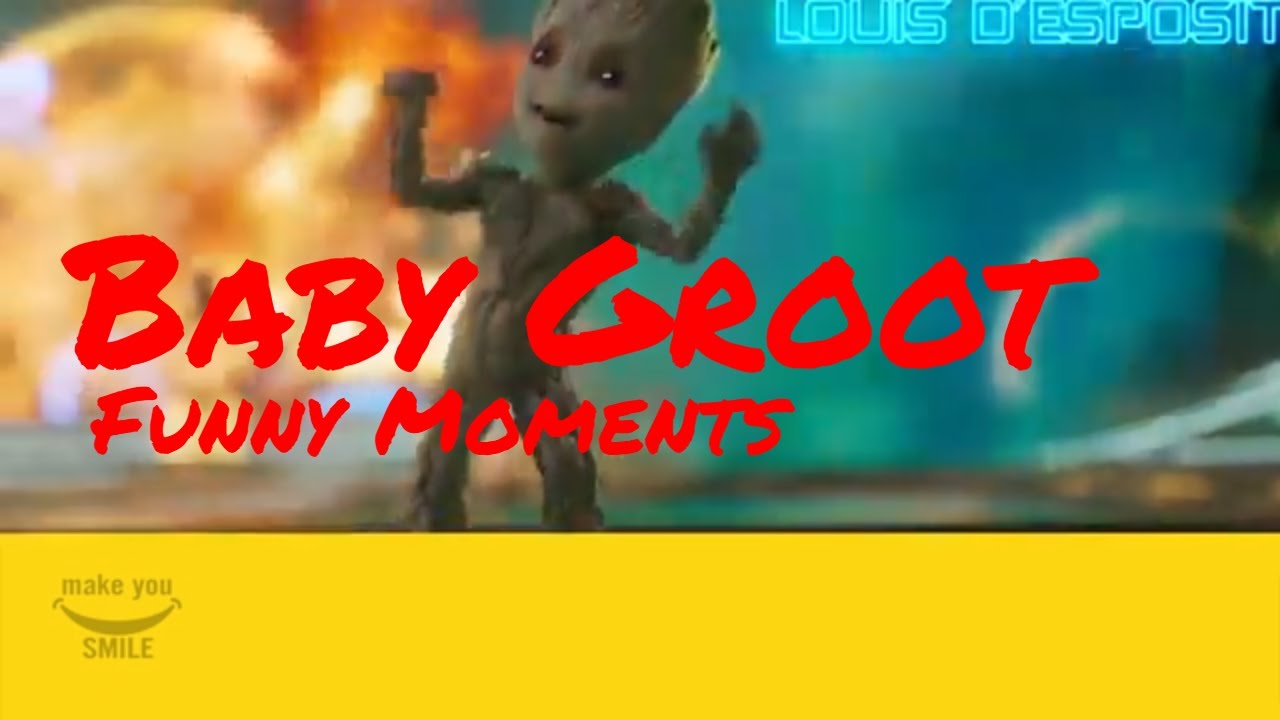 baby groot funny moments - YouTube