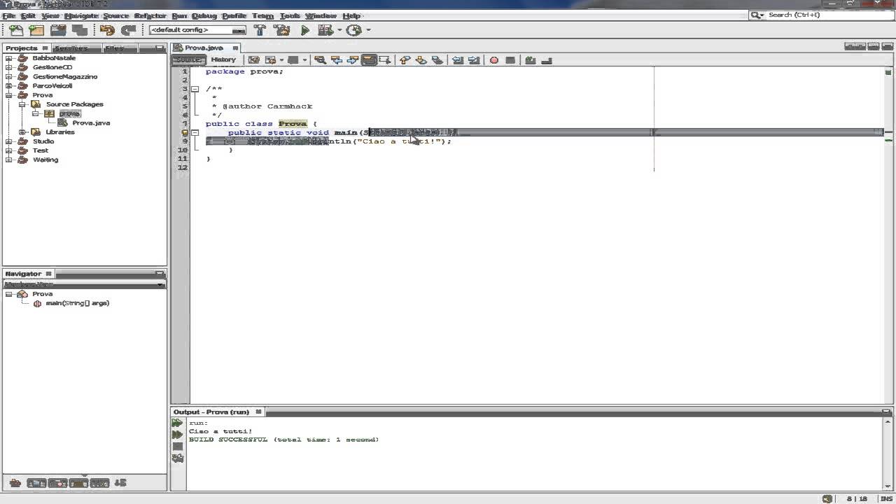 Java - 2 - Sguardo alla sintassi - YouTube