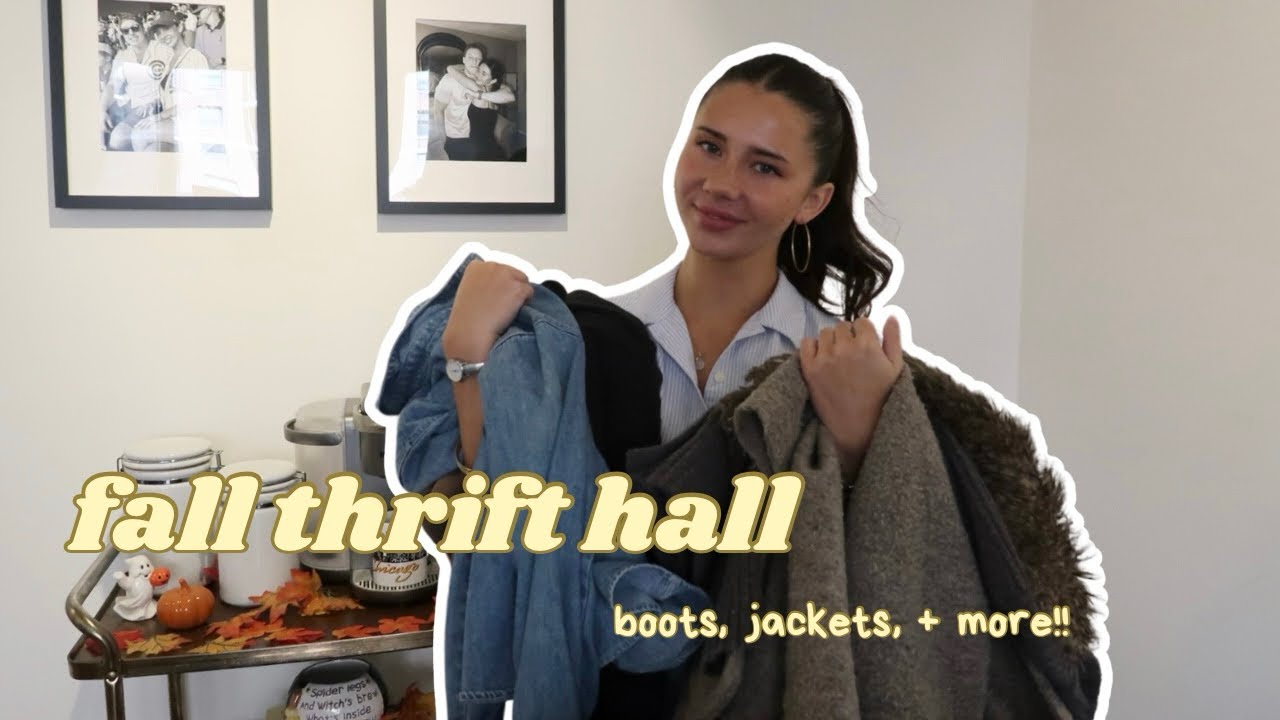 HUGE FALL THRIFT HAUL! | everything i’ve recently thrifted for fall ...