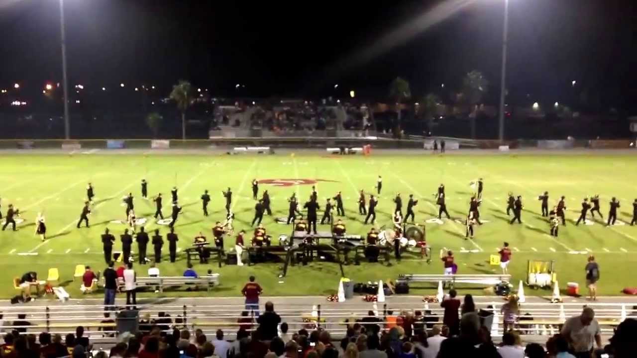 Countryside high school Marching band 8-30-13 - YouTube