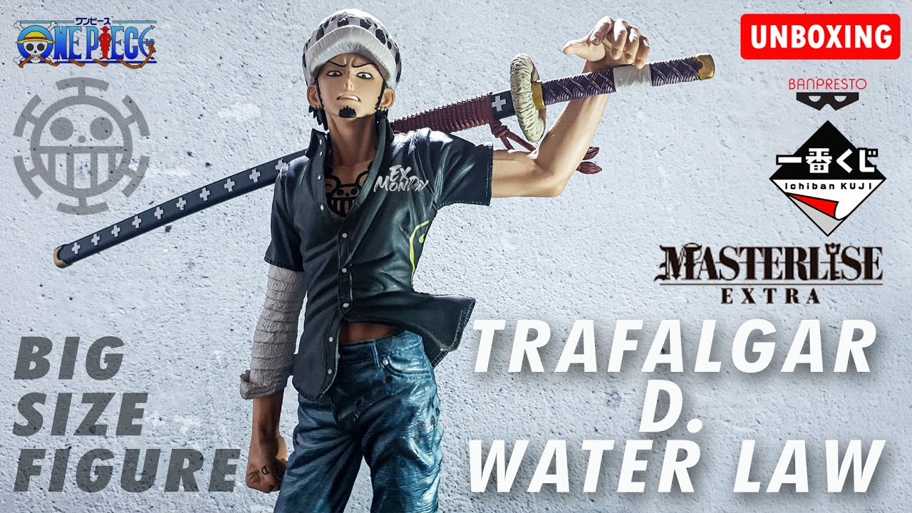 TRAFALGAR D. LAW - ONE PIECE BIG SIZE FIGURE- Ichiban Kuji Masterlise ...