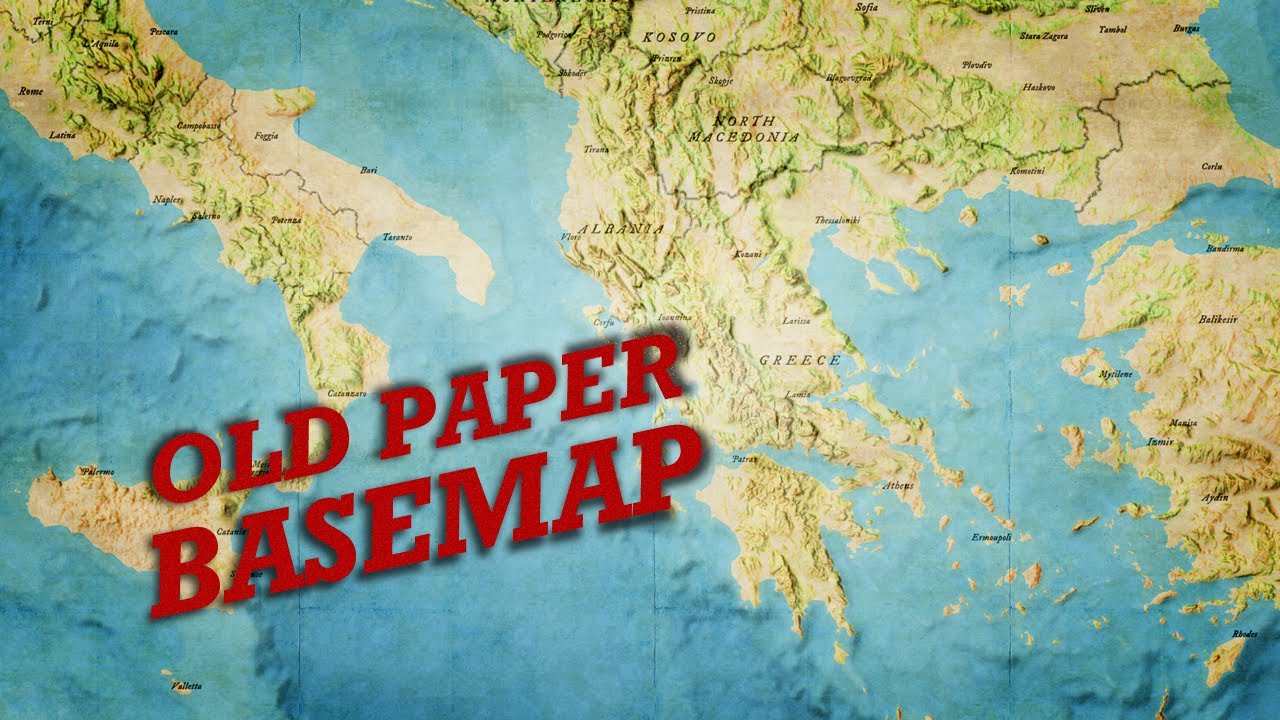 Make this Retro Vintage Antique Old-School Basemap in ArcGISPro - YouTube