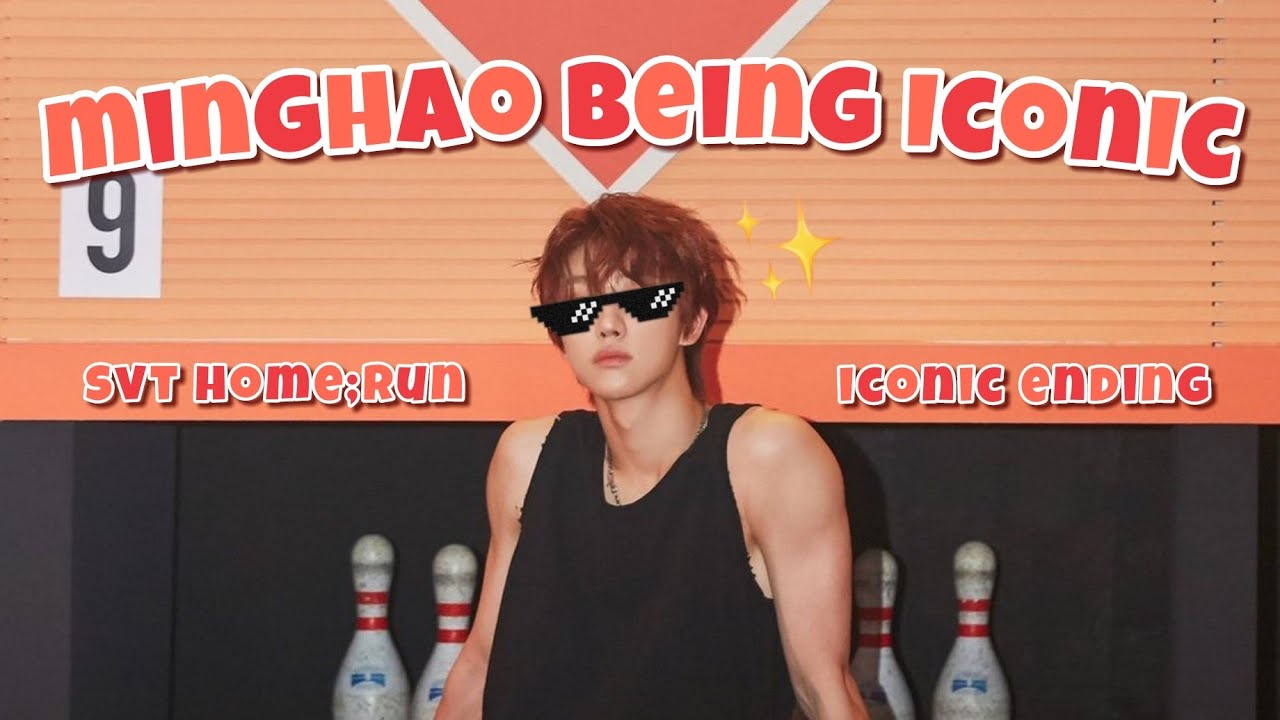 Minghao being iconic | Seventeen Home;run iconic ending - YouTube