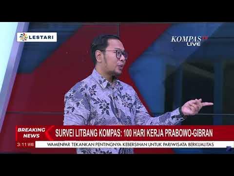 Hasil Survei Litbang Kompas 100 Hari Kerja Prabowo Gibran 80,9 Persen Publik Puas - YouTube