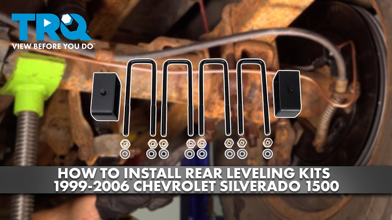How to Install Rear Leveling Kit 1999-2006 Chevrolet Silverado 1500 ...