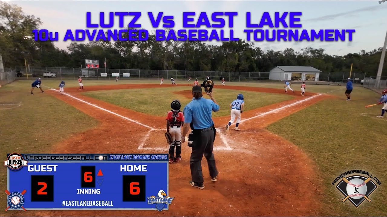 LUTZ Vs EAST LAKE 10u ADVANCED BASEBALL TOURNAMENT #eastlakebaseball ...