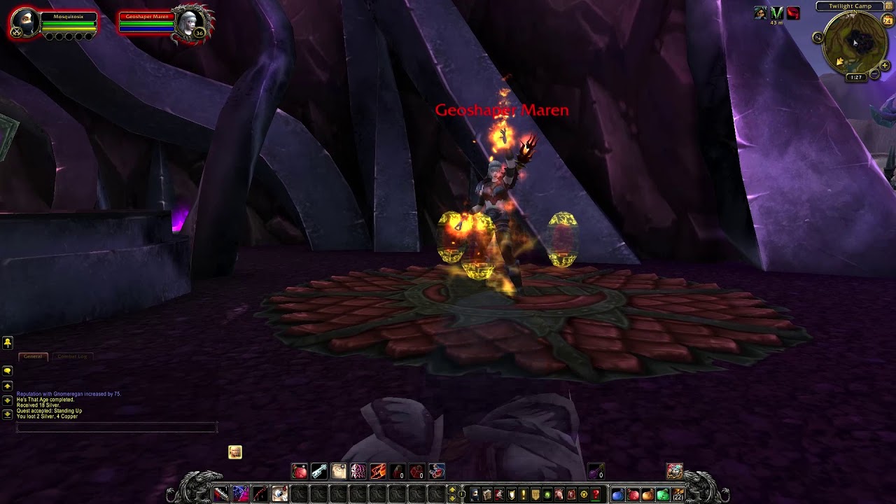 WoW Revisited... Geoshaper Maren(Rare, Loch Modan) Gnome Rogue play ...