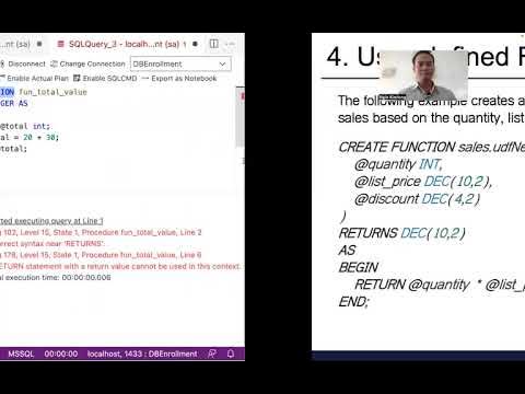 Chapter 5 Table Value Function - YouTube