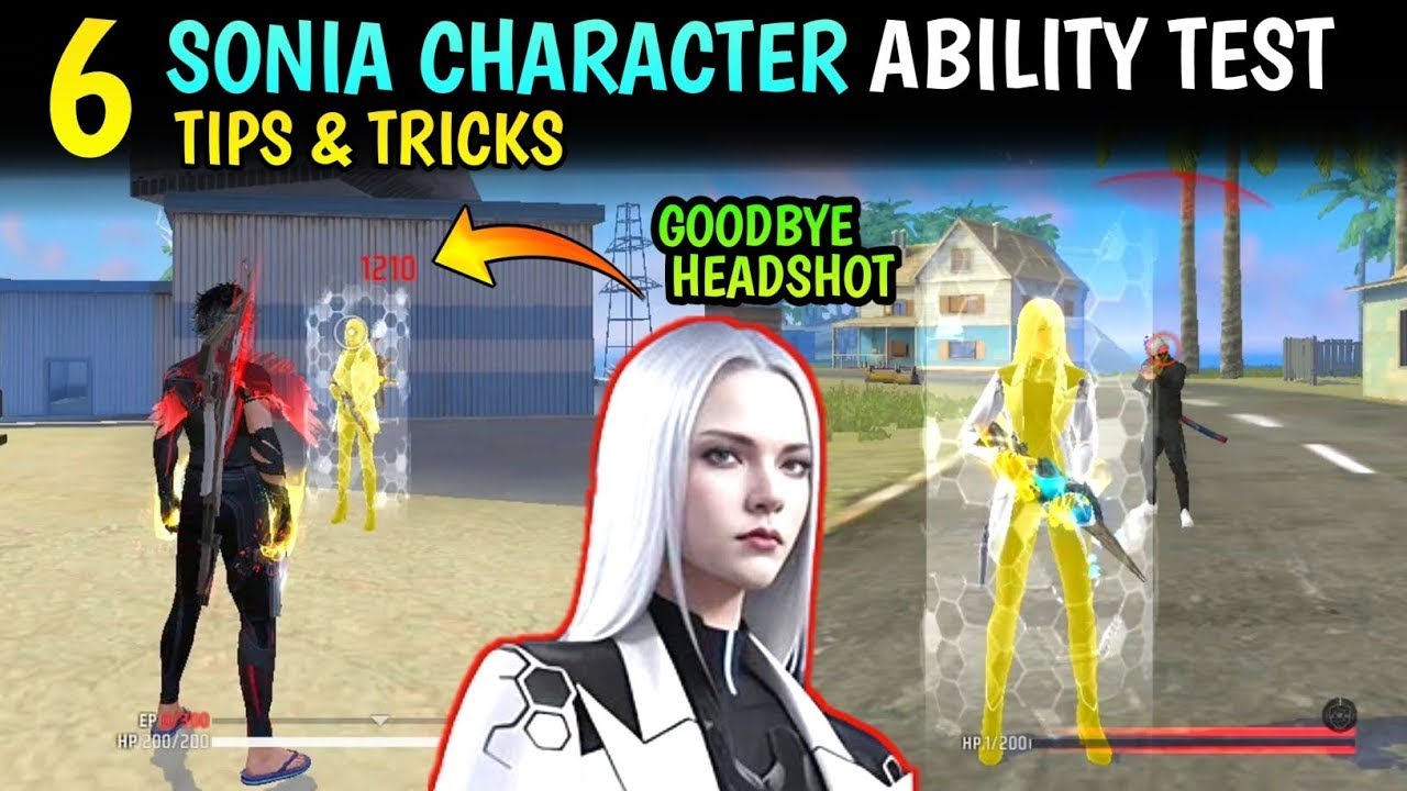 NEW SONIA CHARACTER ABILITY TEST - GARENA FREE FIRE #freefire - YouTube