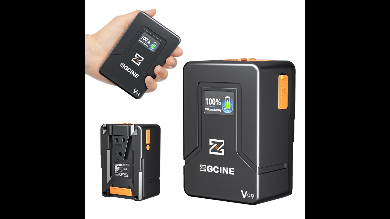 ZGCINE V-Mount Battery - YouTube