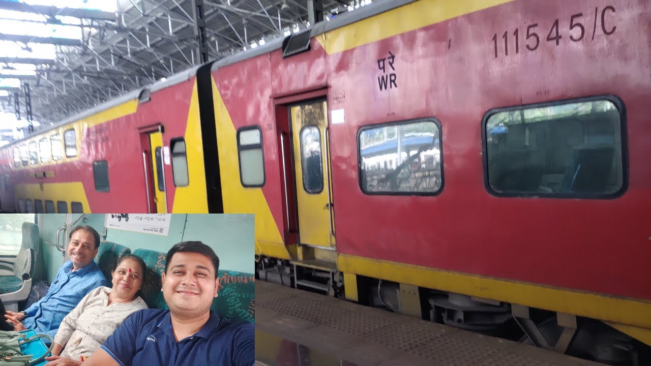 🚂🚊Ghar vapis aaye double deker train main #doubledecker || mumbai to ...