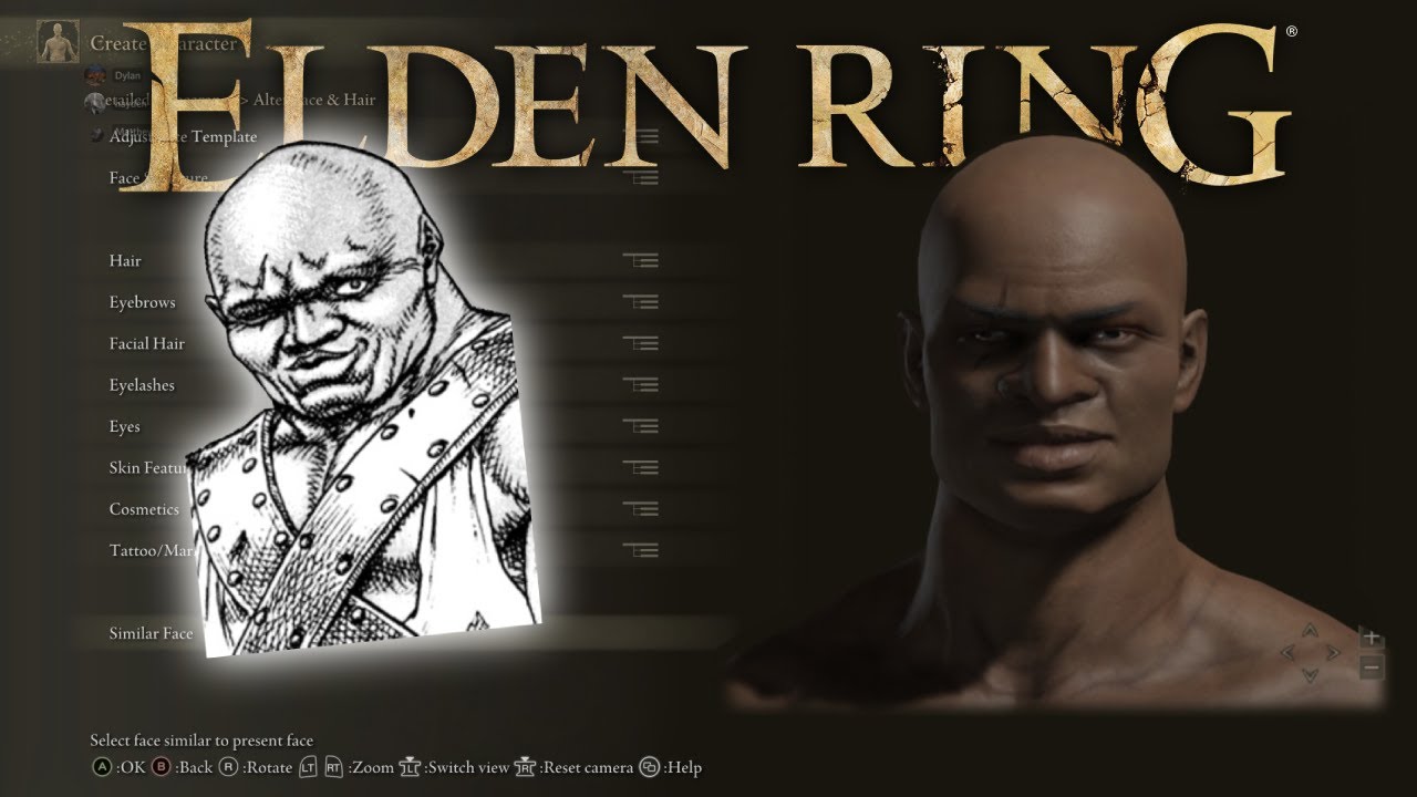 Donovan from Berserk Character Creation Sliders - Elden Ring - YouTube