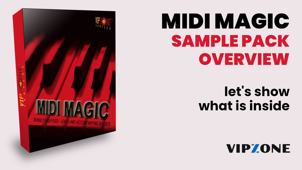 Midi Magic - Sample Pack Overview - Midi Samples - Midi Melody - Bass ...