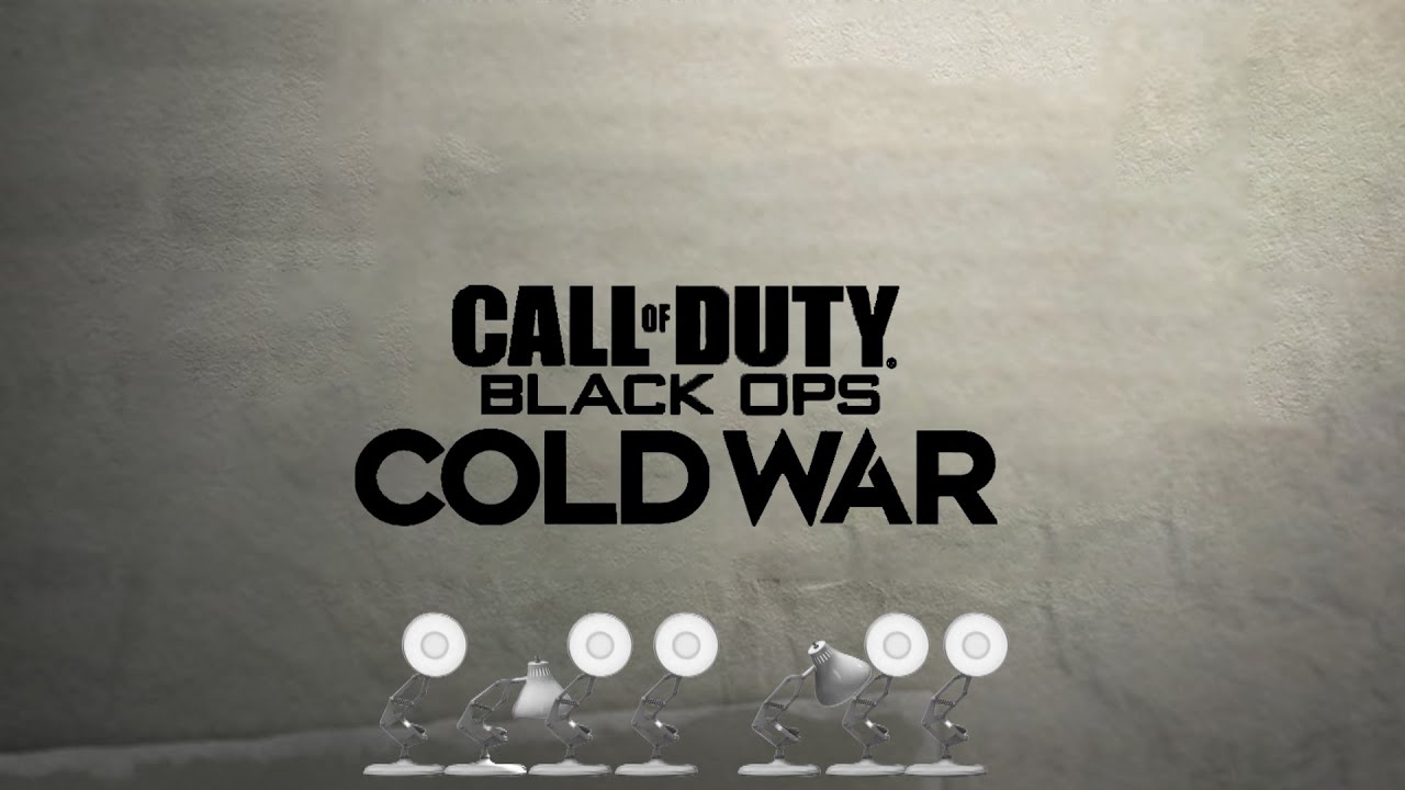 Seven Luxo Lamps Spoof Call of Duty: Black Ops - Cold War Logo - YouTube