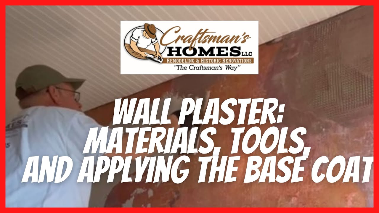 How to Plaster Walls: Materials, Tools, and Base Coat - YouTube