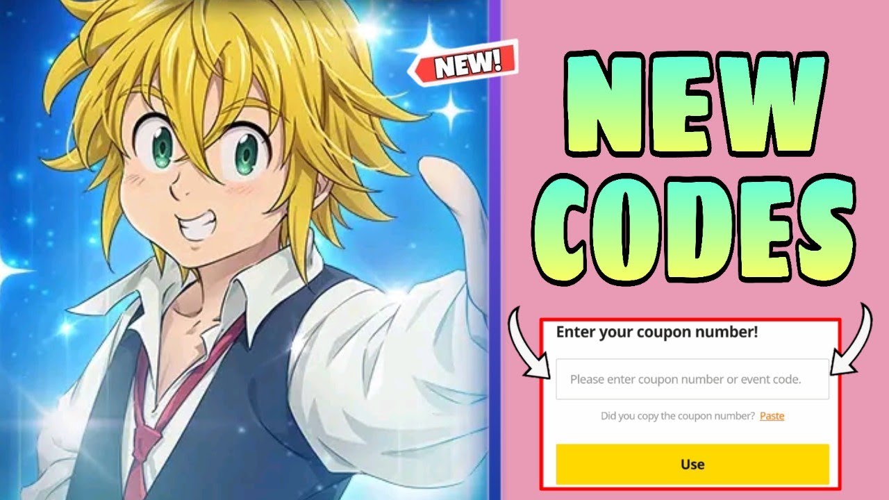 ⚡NEW⚡7DS Grand Cross Codes | Seven Deadly Sins: Grand Cross Coupon Code ...