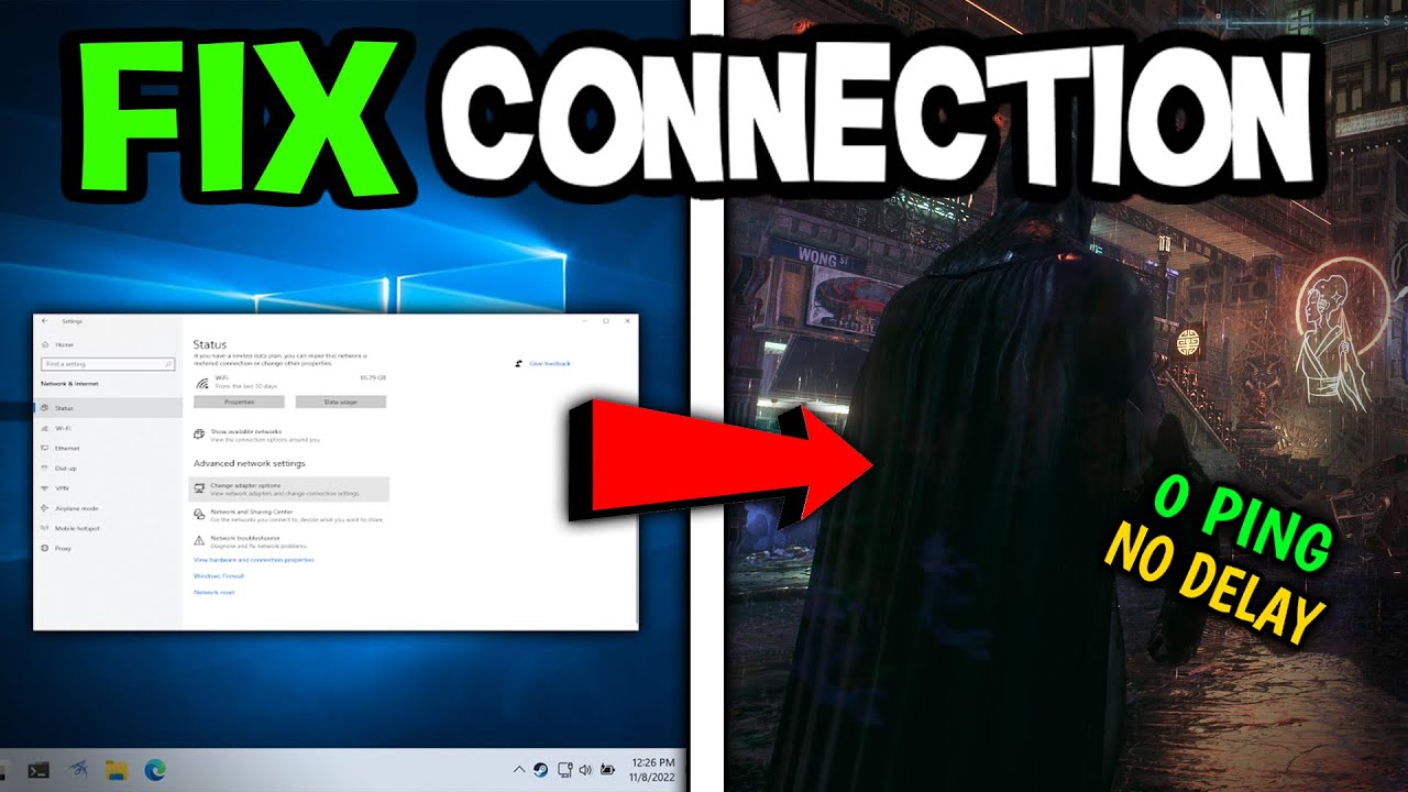 How To Fix Network Issues & Ping in Batman: Arkham Knight - YouTube
