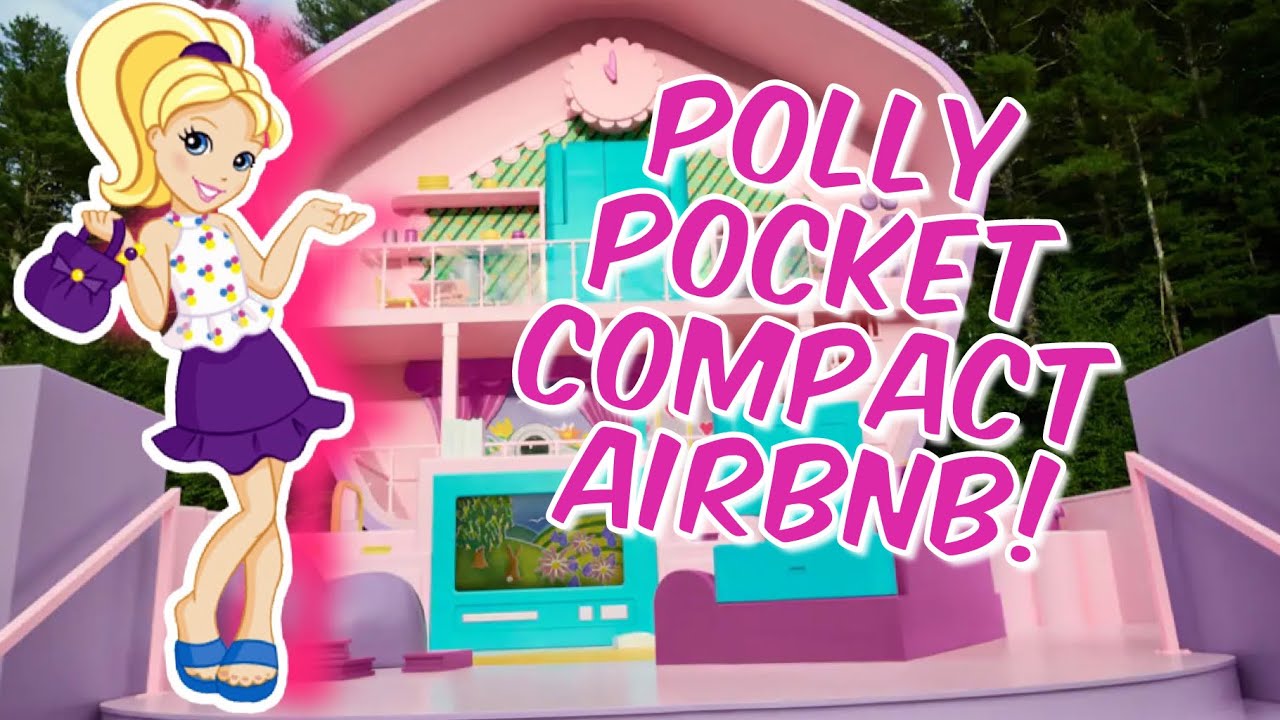 There is a POLLY POCKET COMPACT AIRBNB?! Giant Polly Pocket Compact Toy ...