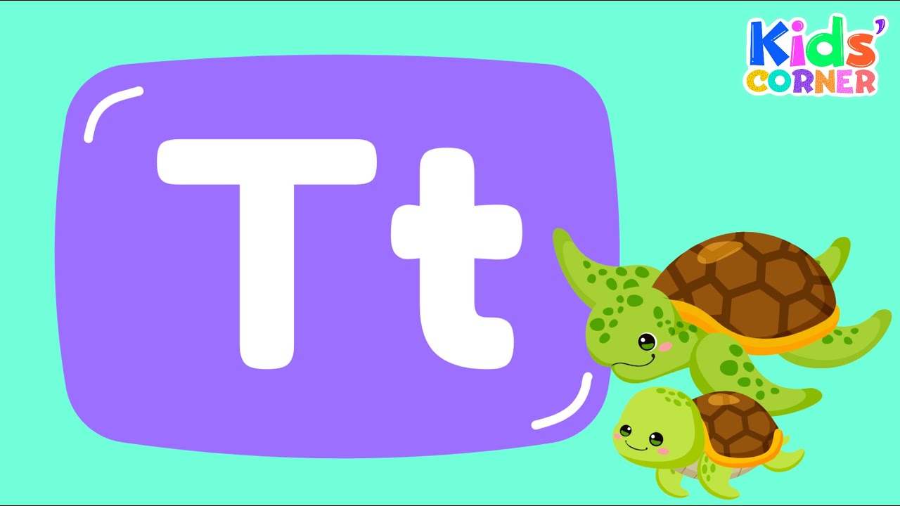 Letter T | Words that start with letter T | ABC Learning | Kids ...