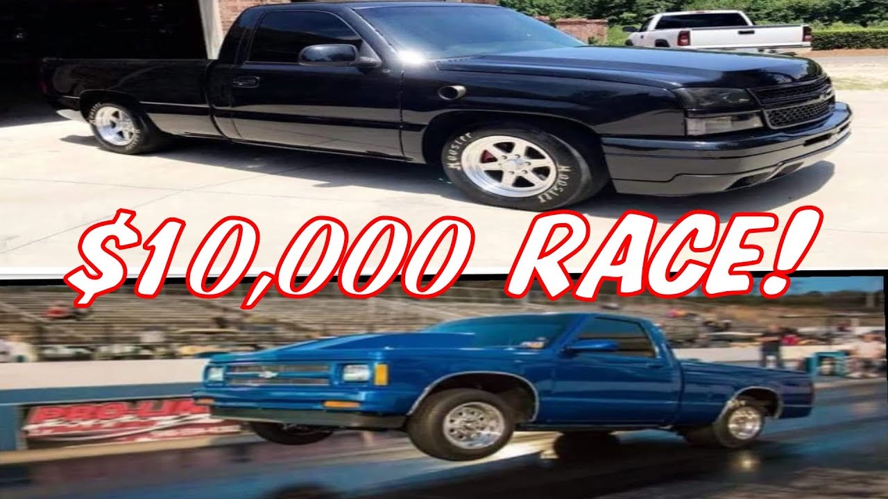 $10,000 Street Race - Turbo LS AWD Truck vs Nitrous BBC S10 - YouTube