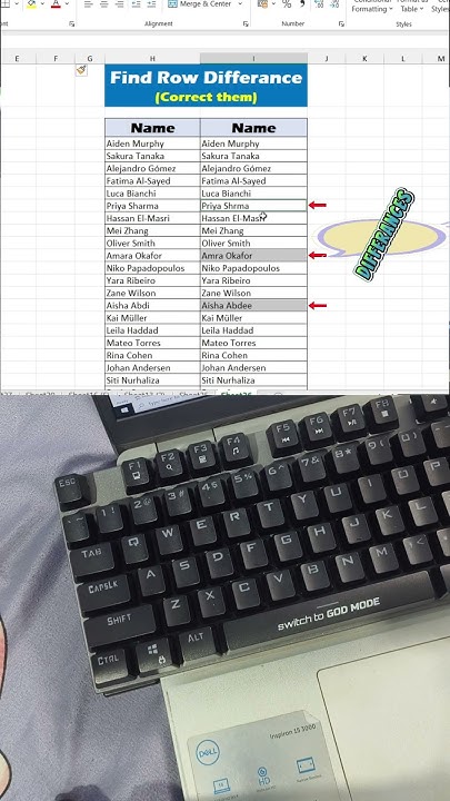 Find Differences Between Two Identical Columns in Excel – Instantly! # ...